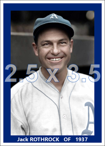 Jack Rothrock - 1937 Philadelphia Athletics - choose a style ...
