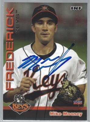 2010 Choice Frederick Keys Mike Mooney #17 IP autograph signed card | eBay
