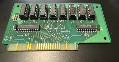 NEW 64K APPLIED INGENUITY RAM MEMORY EXPANSION CARD for Apple II II+ | eBay