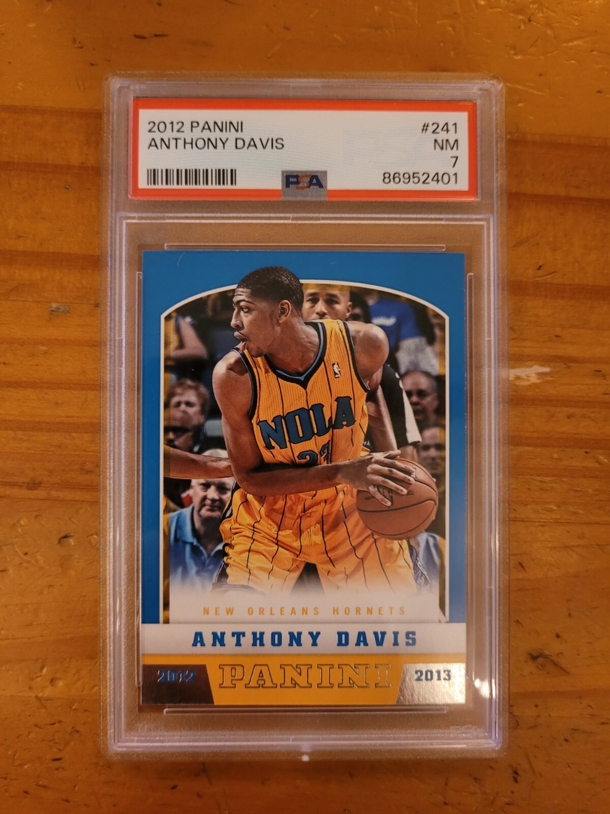 2012-13 Panini #241 Anthony Davis Rookie Card PSA 7 NM Hornets | eBay