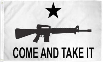 Come and Take It Rifle Flag 3x5 Take It Gun Rights 2nd Amendment Flag ...