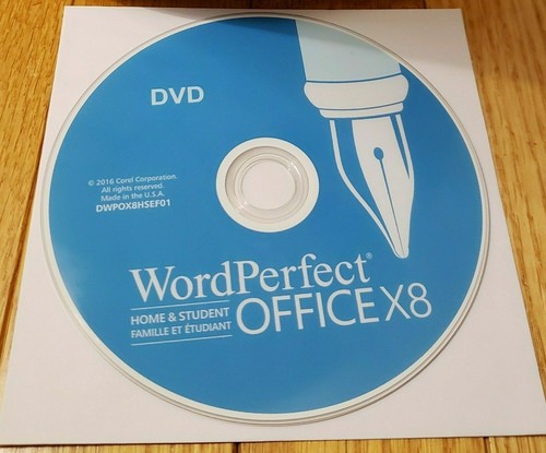 WordPerfect Office X8 Home & Student for Windows (Tested & Working) DVD ...