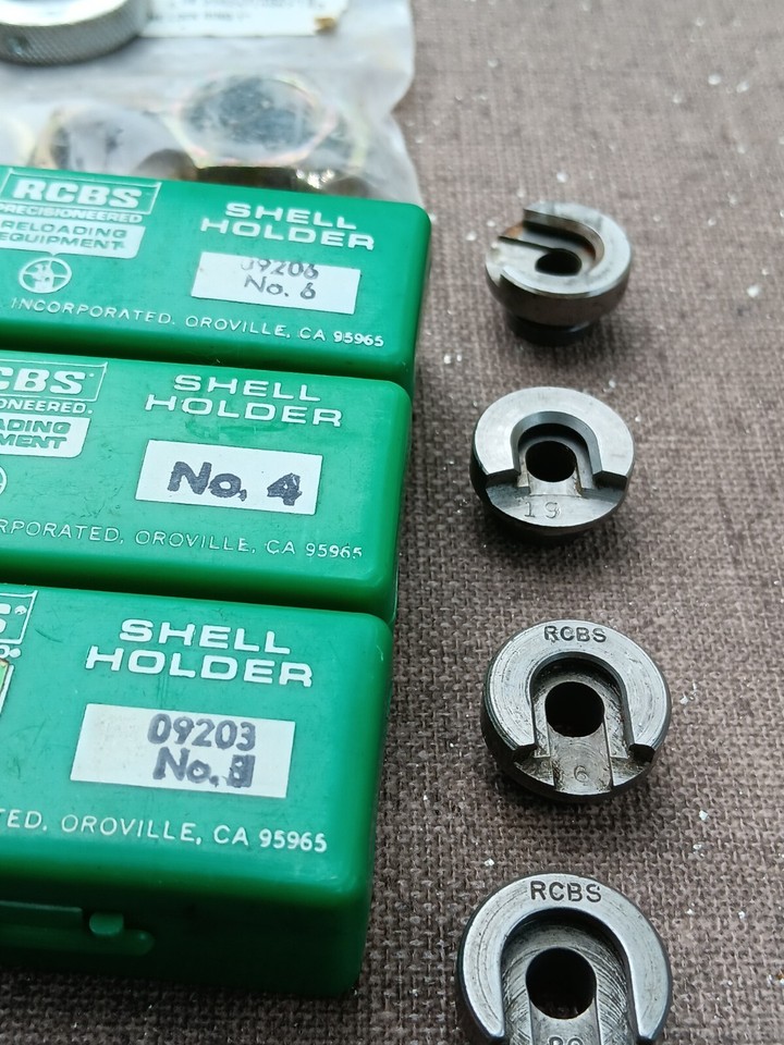 RCBS shell holder lot of 25 pieces 1" lock rings | eBay