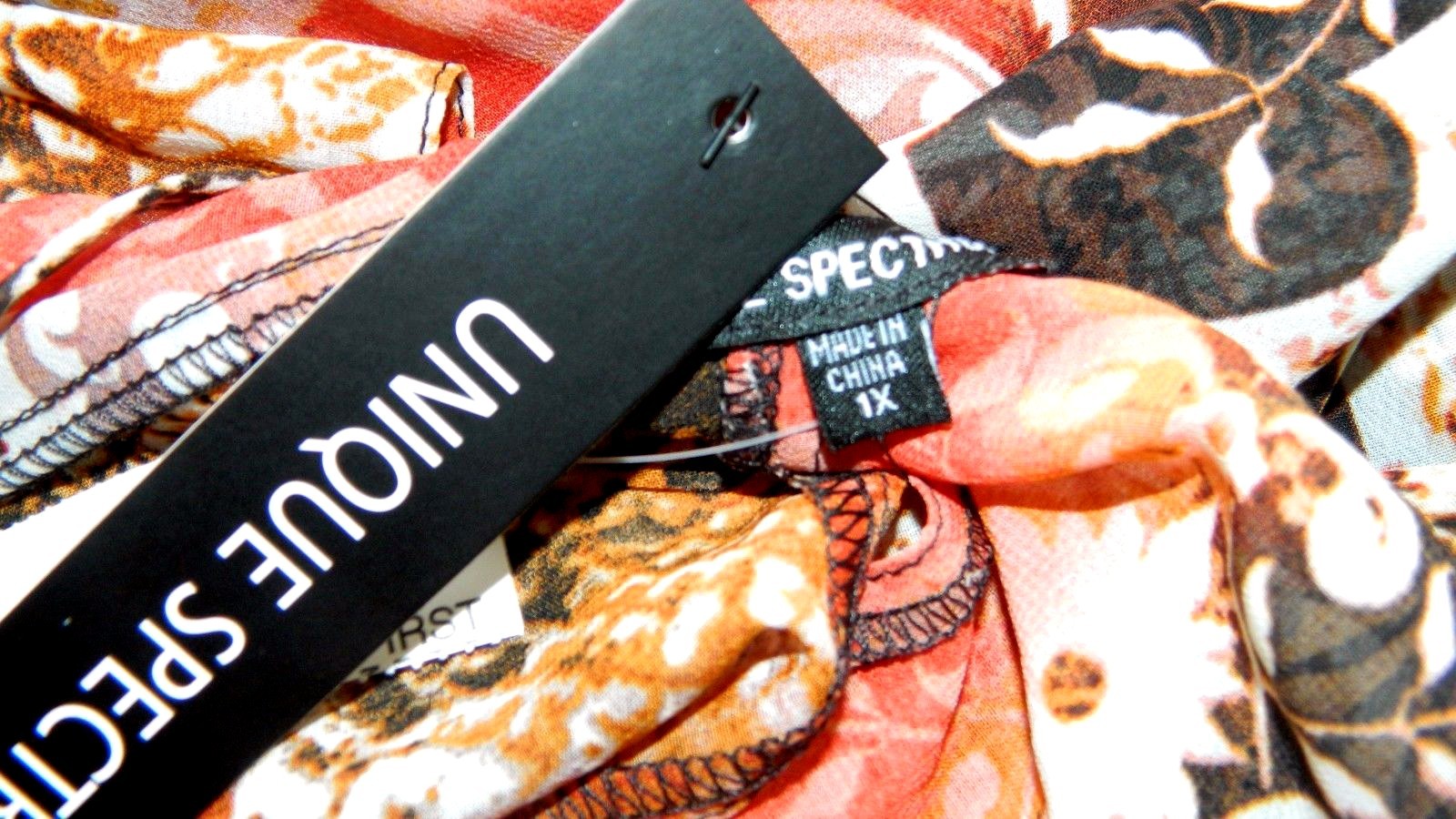 Unique Spectrum Women Plus Size 1x 2x 3x Brown Chiffon Hi Lo Top Blouse ...