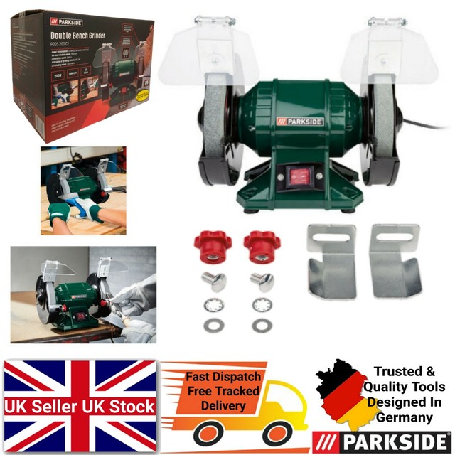 Parkside Double Bench Grinder Flexible Drive Shaft With Accessories ...