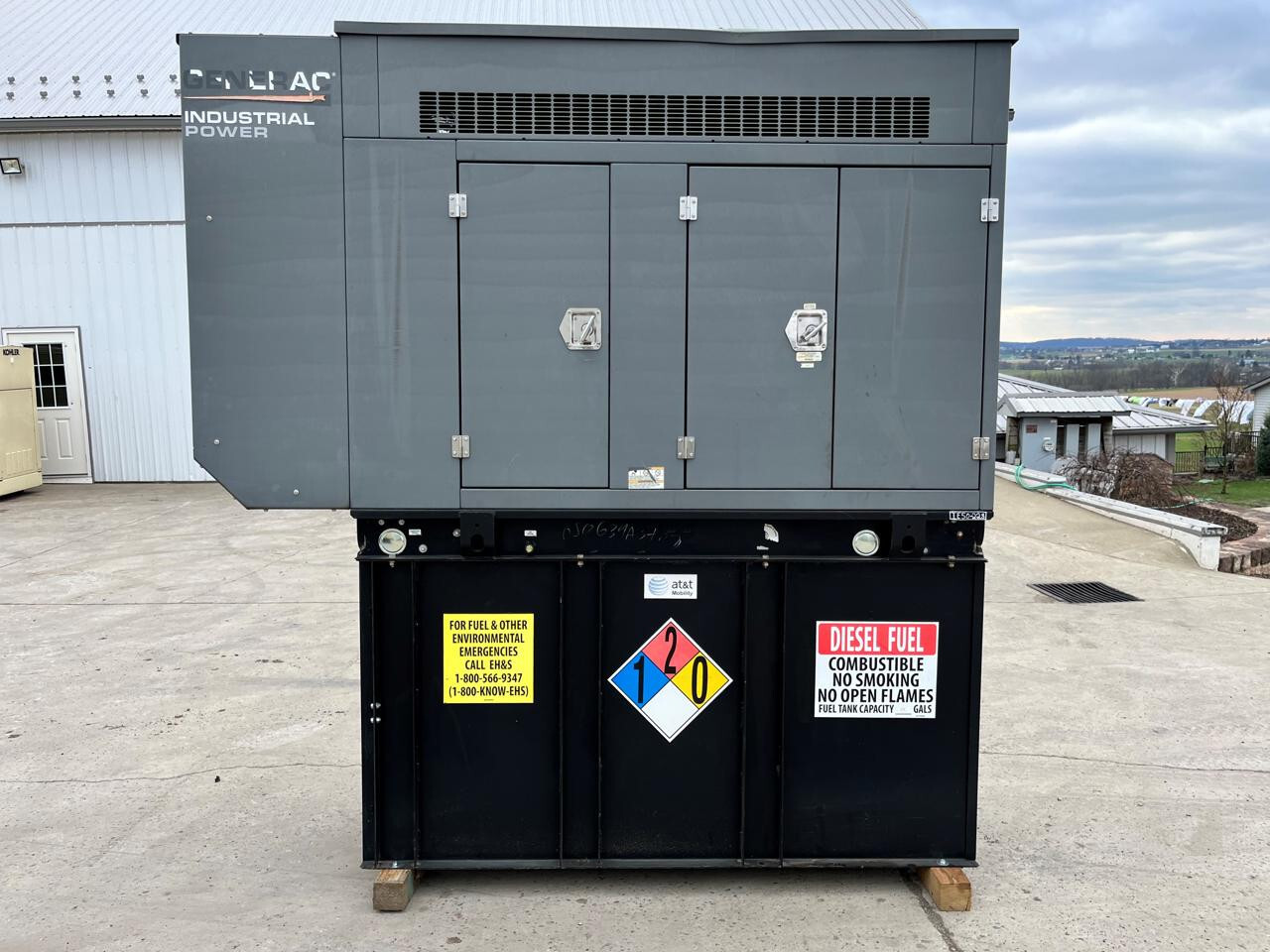 Generac 48KW Generator Model#0060720 120V/240V Single Phase Diesel with ...