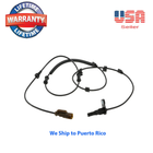 2 ABS Wheel Speed Sensor Rear & 2 Connector Fit RAM 3500 2013-2018 4000 ...