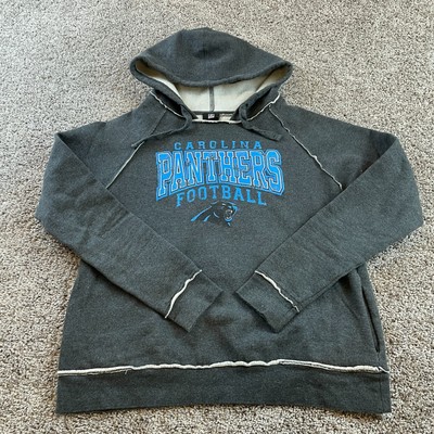 Carolina Panthers Sweatshirt Womens Large Black Pullover Hoodie NFL ...