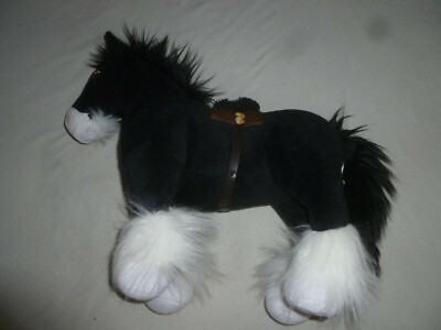 DISNEY PIXAR BRAVE MERIDA BLAC CLYDESDALE ANGUS HORSE PLUSH DOLL 13 ...