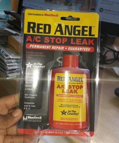 BlueDevil Products Red Angel A/C Stop Leak 2oz Seal Leaks Gasket Hose ...