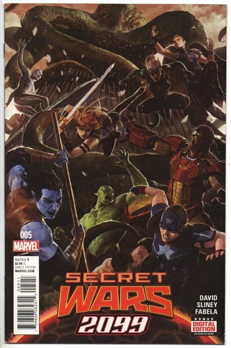 SECRET WARS 2099 #5. DAVID / SLINEY. MARVEL 2015. 8.5/9 | eBay Australia