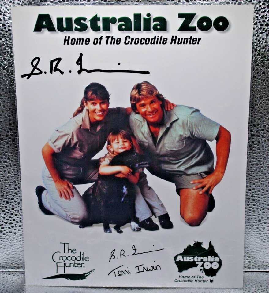 Steve Irwin Signed Crocodile Hunter Fan Club Package Very RARE Photo ...