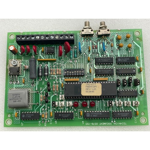 Simplex 565-023 Fiber Optic Line Driver Fold Board for 2120 Fire Alarm ...