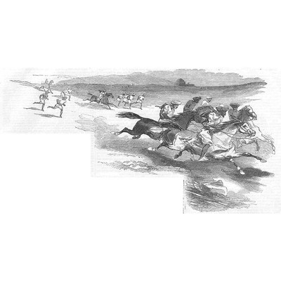 INDIA Native Dak Runners Conveying News of the Sepoy Revolt - Antique ...