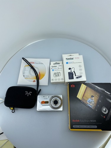 Kodak EasyShare M341 12.2 MP 3x Optical Zoom Silver Compact Digital ...