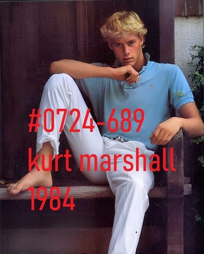 VINTAGE MALE PORTRAIT #0724-689 -kurt marshall 1984 -free shipping in ...