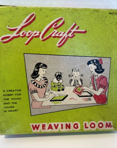 Vintage Nelly Bee Loop Craft Weaving Loom w Original Instructions Box Price Tag! | eBay