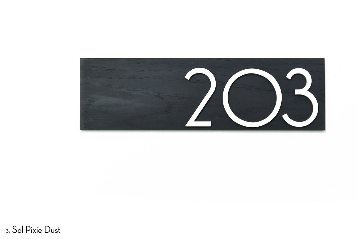 Apartment Door Number Apartment Door Numbers — Apartment Number