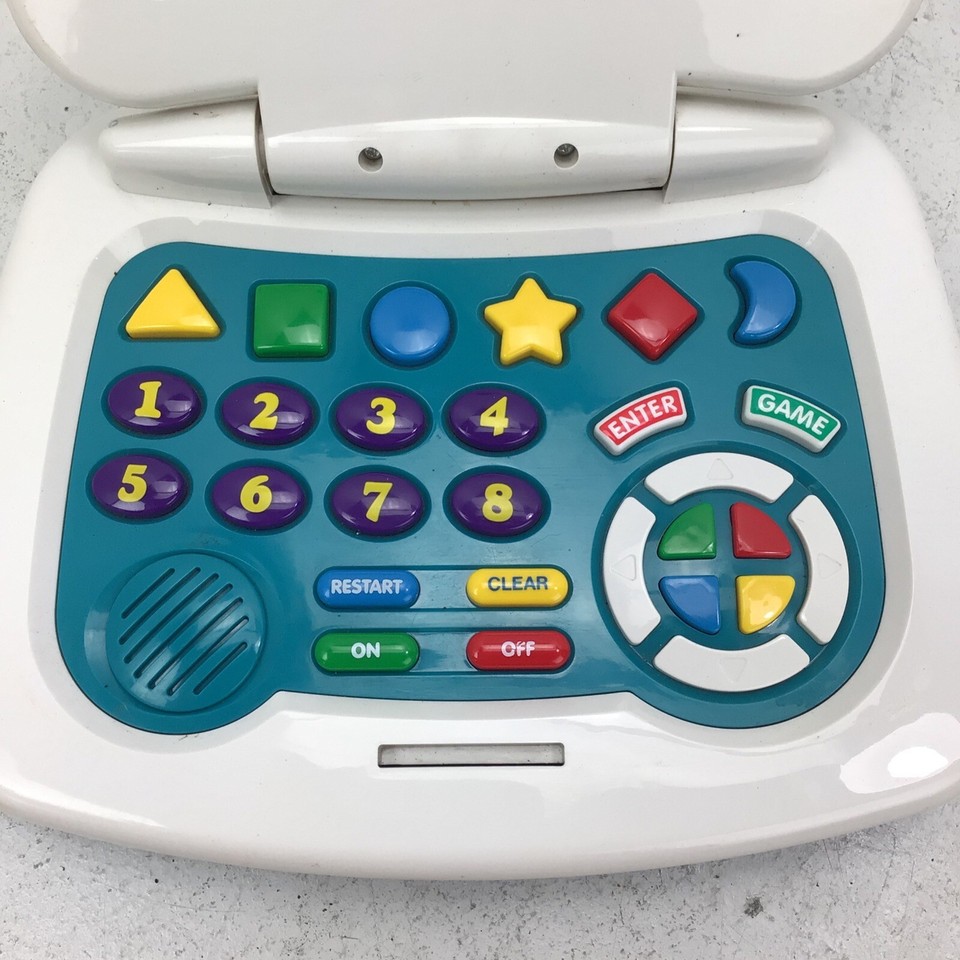 Scientific Toys Vintage 1997 Talk N Learn Kids Laptop Interactive Toy ...