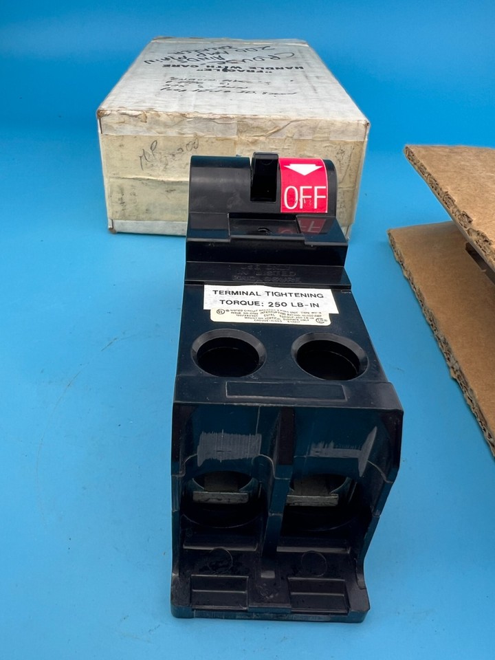 Murray Crouse-Hinds 200 Amp 2 Pole MD-A Circuit Breaker MD2200 240VAC ...