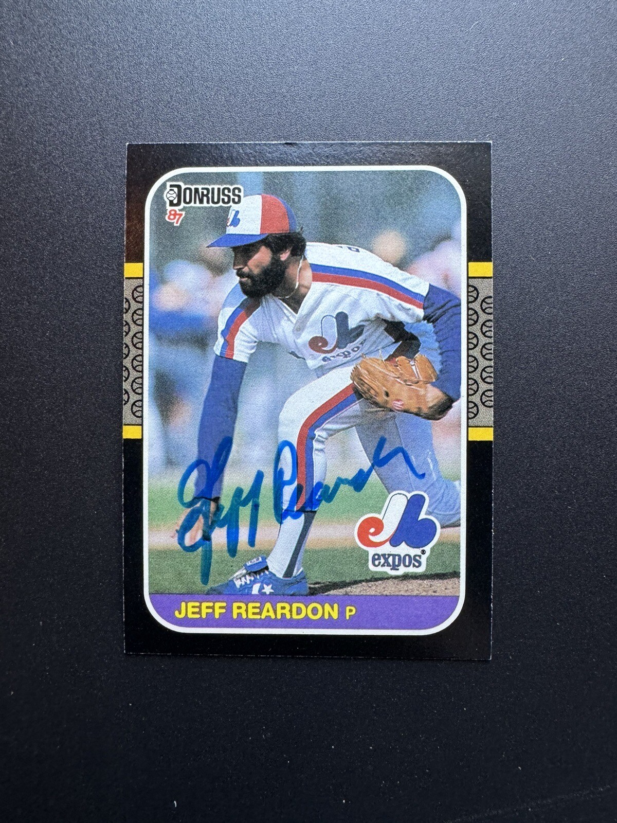 1987 Donruss #98 Jeff Reardon Autograph Montreal Expos | eBay