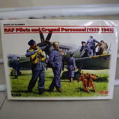 ICM RAF Pilots and Ground Personnel 1939-1945 Model Kit #48081- NEW IN ...