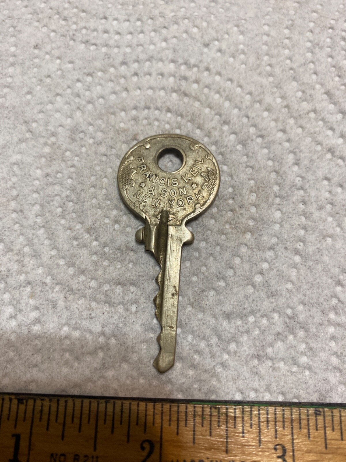 Vintage FRANCIS KEIL & SON NEW YORK KEY 2B | eBay