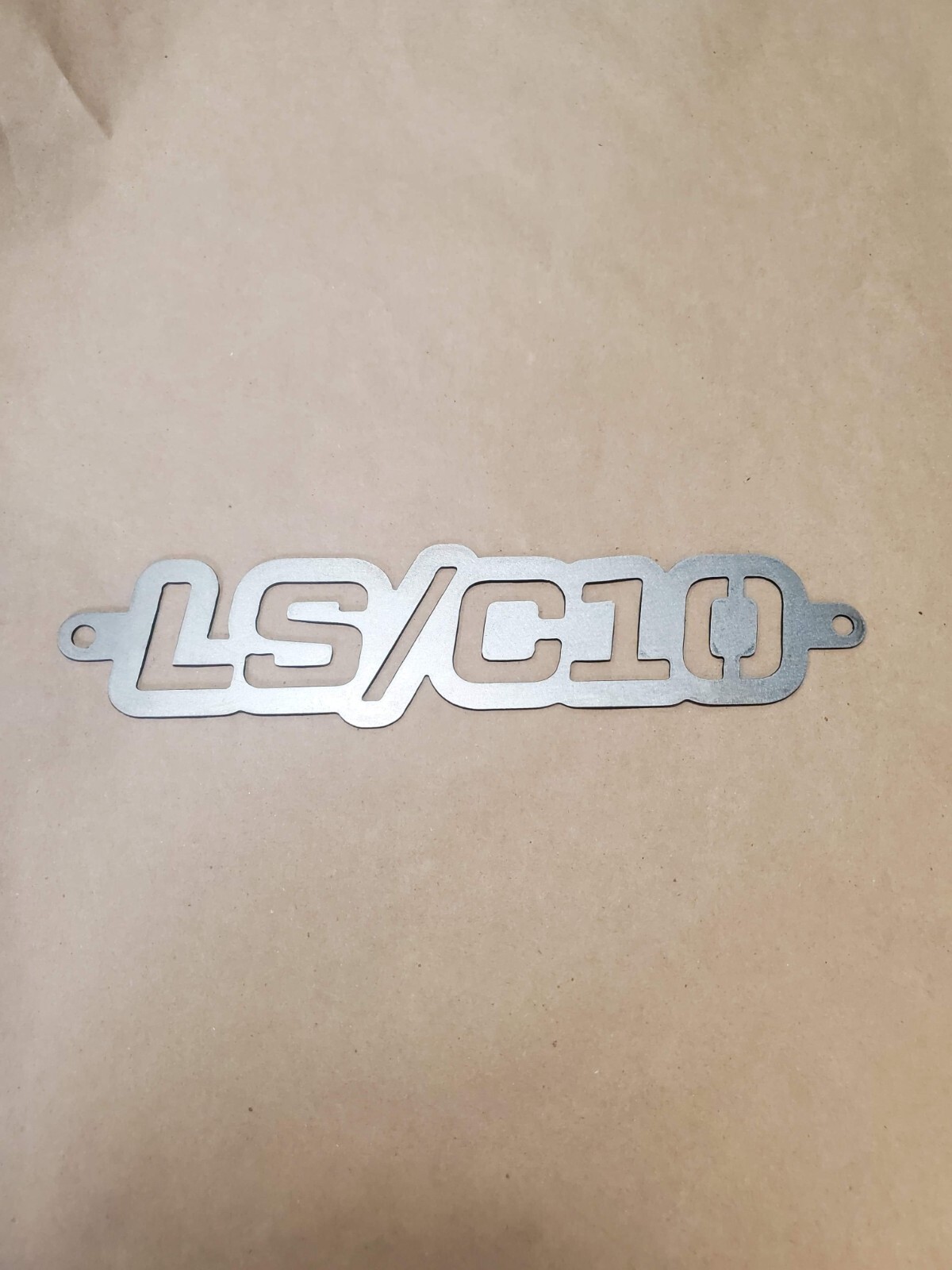 [SO] CUSTOM LS/C10 BADGE EMBLEMS lOGO BOLT ON LS SWAP STEEL C/10 C10 ...