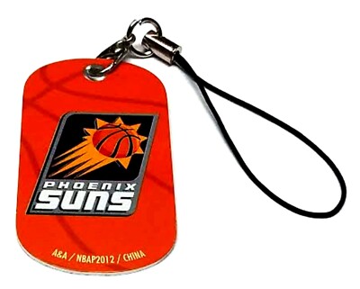 PHOENIX SUNS NEW 1.5" LONG METAL DOG TAG DANGLER NBA BASKETBALL ...