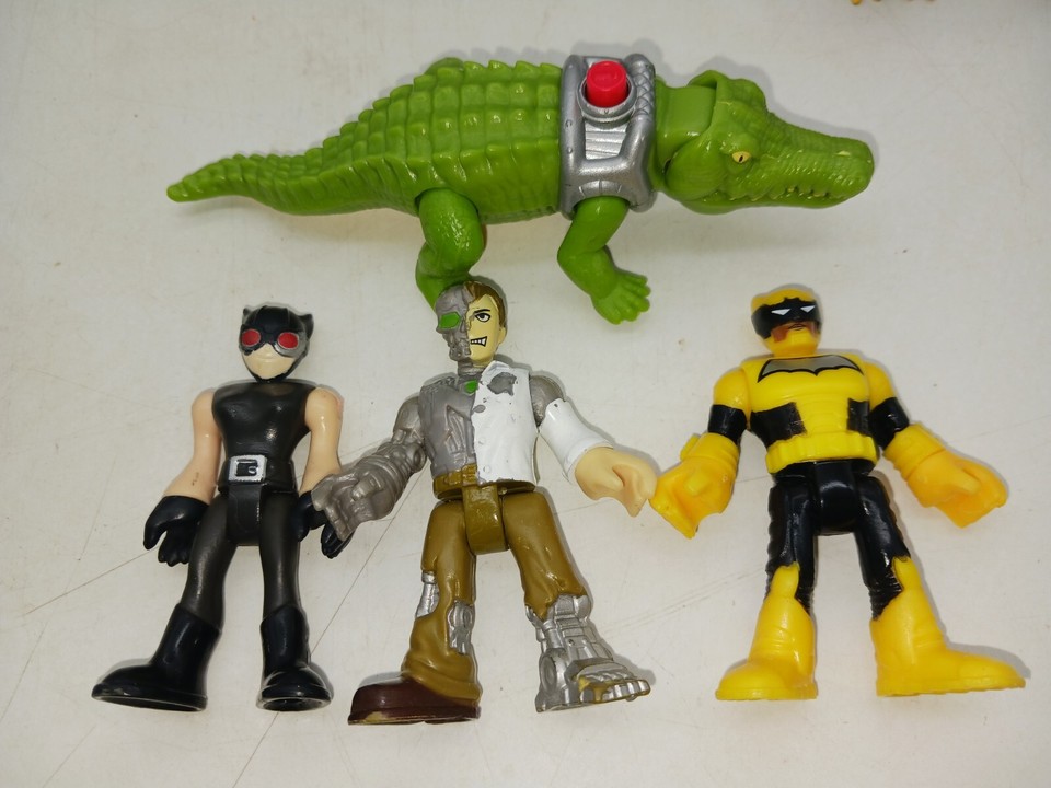 Imaginext DC Comics Batman Joker BIG LOT Motorcycles Shazam Tiger ...
