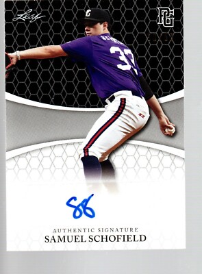 2022 Leaf Perfect Game National Showcase Auto Black BA-SS2 Samuel ...