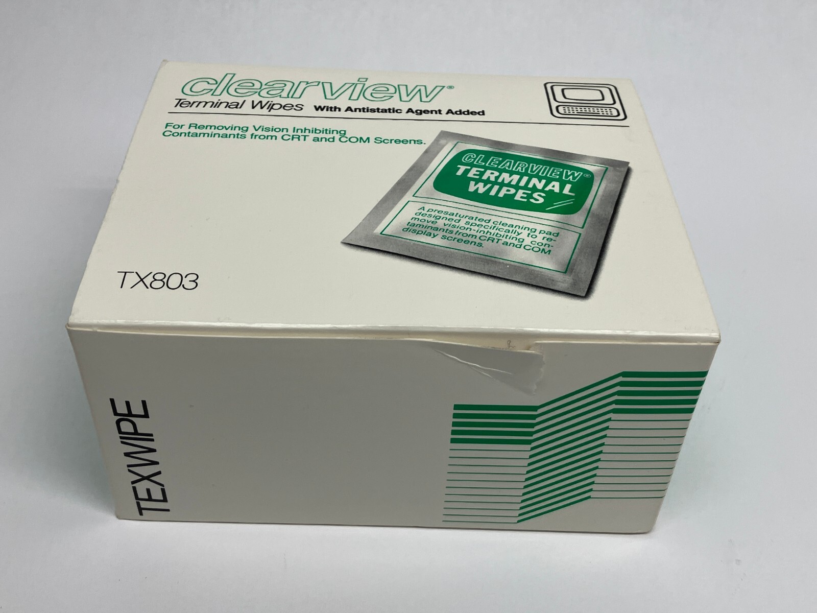 Texwipe TX803 clearview Terminal Wipes w/ Antistatic Agent Added for ...