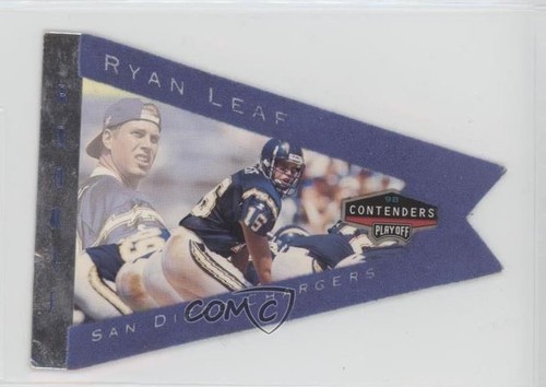 1998 Playoff Contenders Pennants Blue Ryan Leaf #78 Rookie RC | eBay