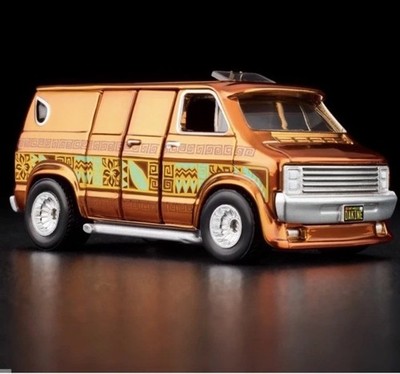 Hot Wheels RLC Exclusive- Dodge Tradesman Van Spectraflame Root Beer ...