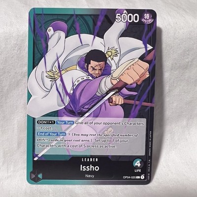 One Piece TCG - Issho (OP04-020) Leader - Kingdoms of Intrigue ...