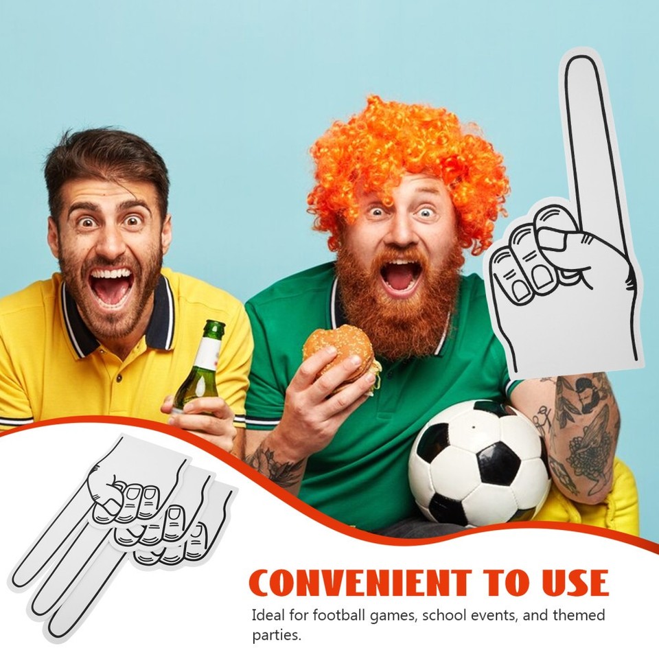 3Pcs Foam Finger Hand Props for Cheerleading Sports Events and Party ...