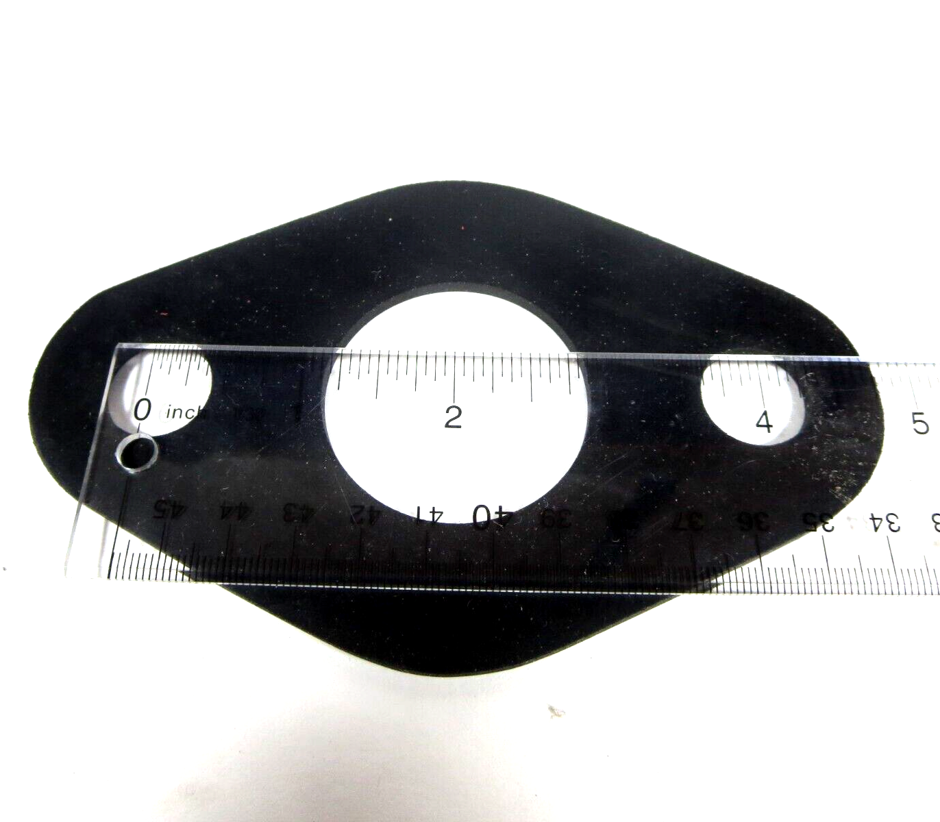 One Pair (2), 1-1/2" FULL FACE Oval Flange Water Meter Gasket, EPDM ...