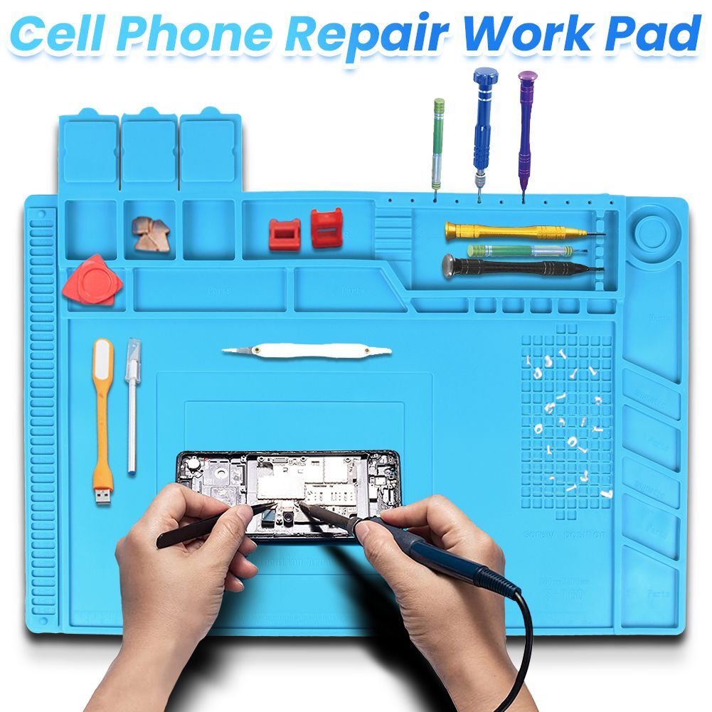 Soldering Matt Phone Repair Mat Maintenance Station Magnetic Heat ...