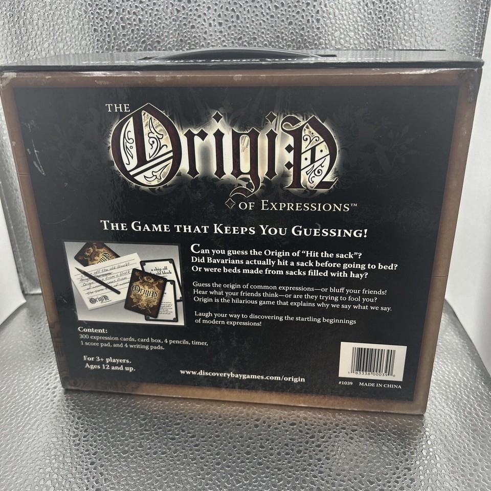 The Origin of Expressions Board Game Keeps You Guessing! 3+ Players ...