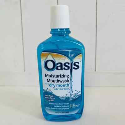 Oasis Moisturizing Mouthwash for Dry Mouth Mild Mint, 16 fl oz | eBay