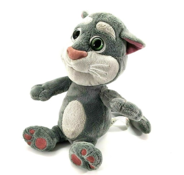 Dragon-i Toys 2015 Talking Tom Talk Back Friends 80802 Gray Cat Plush 9 ...