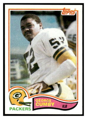 1982 Topps #356 George Cumby Green Bay Packers Excellent | eBay