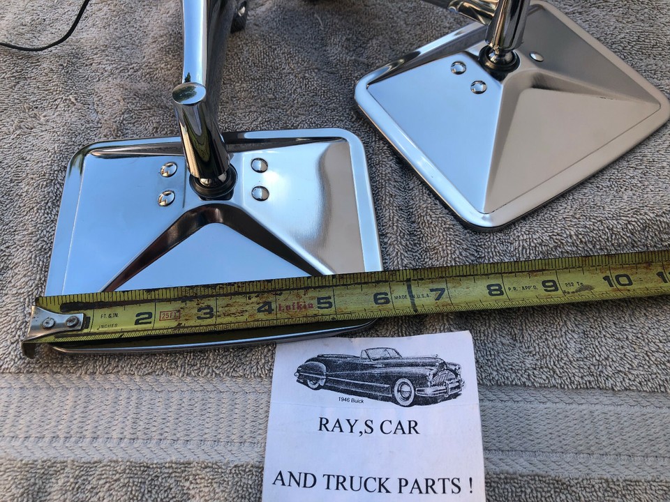 NEW PAIR OF CLASSIC STYLE ( L.E.D ) TRUCK MIRRORS ! DODGE FORD GMC | eBay