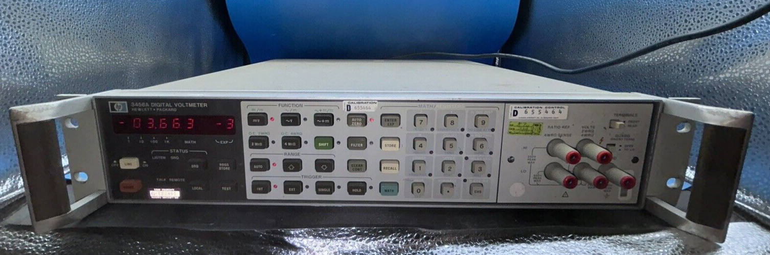 HP 3456A Digital Voltmeter | eBay