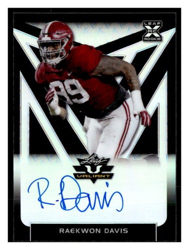 2020 Leaf Valiant #BA-RD1 Raekwon Davis Black AUTOGRAPH /5 | eBay
