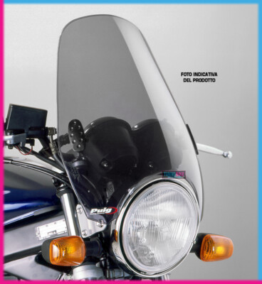 PUIG CUSTOM WINDSHIELD II TRIUMPH BONNEVILLE BOBBER 17-19 LIGHT SMOKE ...