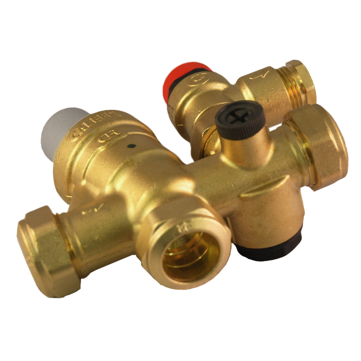 Caleffi - 22mm Inlet Control Multibloc Valve Group 533002CST / F0001021 ...