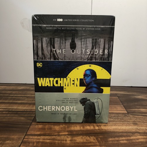 3 HBO Limited Series Collection The Outsiders Watchmen Chernobyl DVD ...