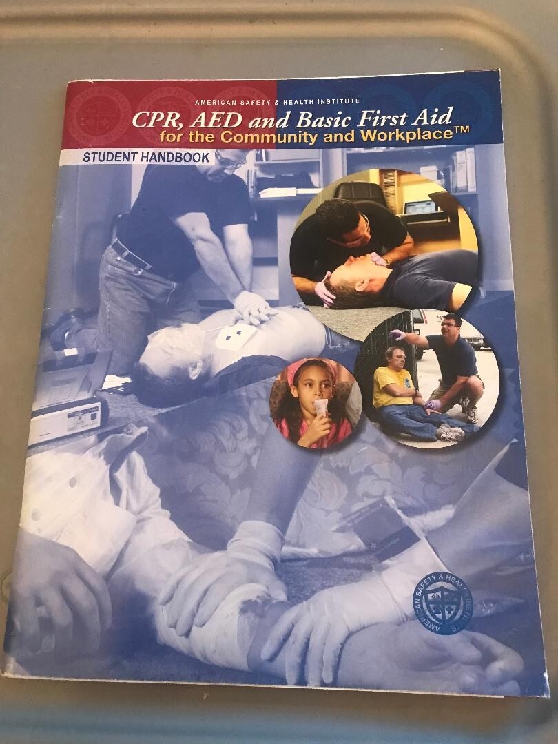 CPR, AED, & Basic First Aid STUDENT HANDBOOK | eBay