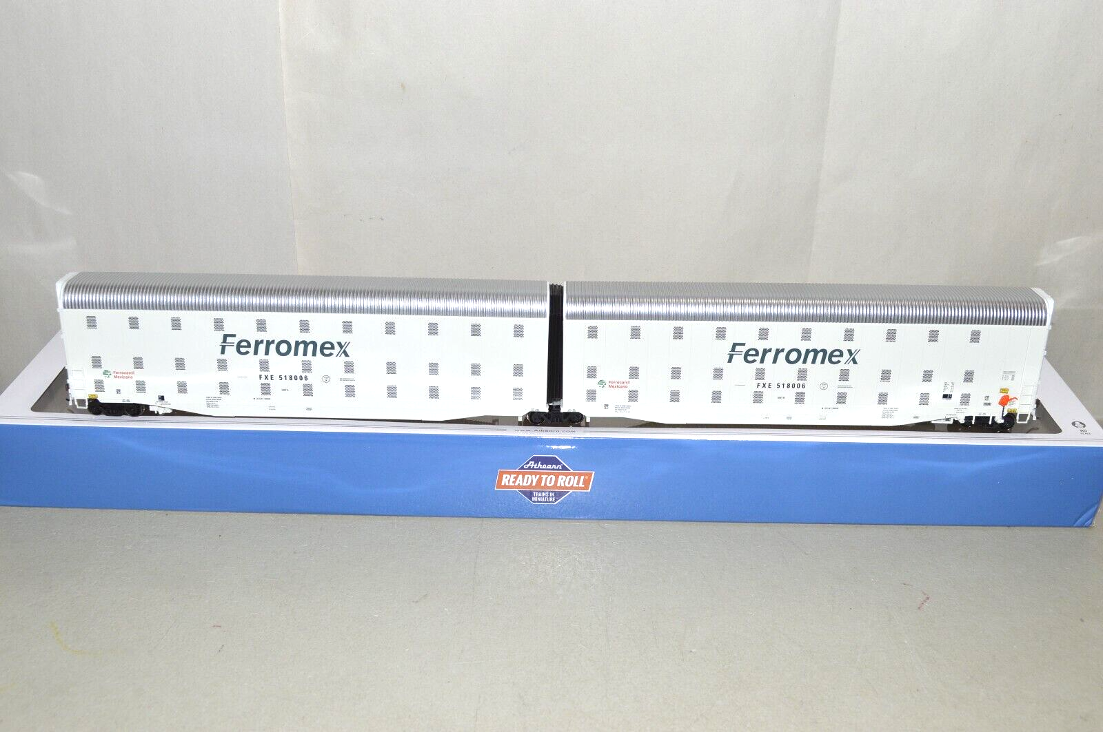 HO Athearn RTR Ferromex Mexico Auto-Max articulated autorack car ...